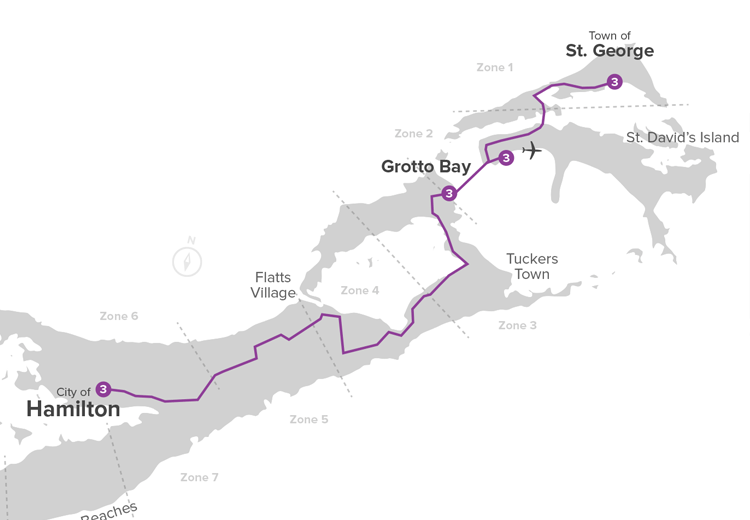 Find bus routes,bus times,bus schedule in Bermuda