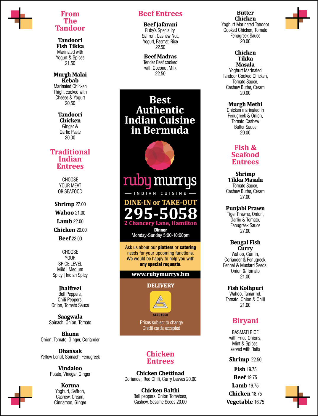 Bermuda - Ruby Murrys - Bermuda - restaurants - Yabsta